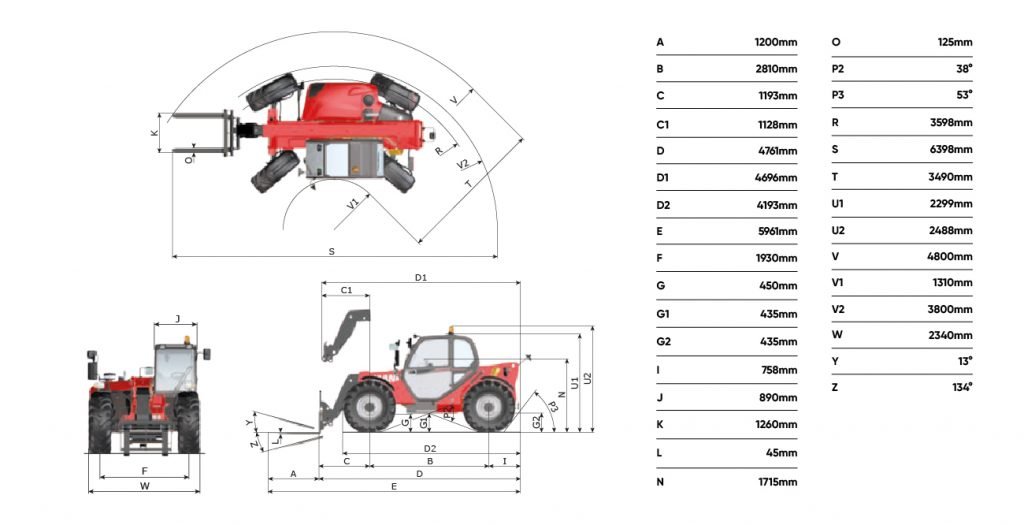 Manitou MT-732 – Quick Reach